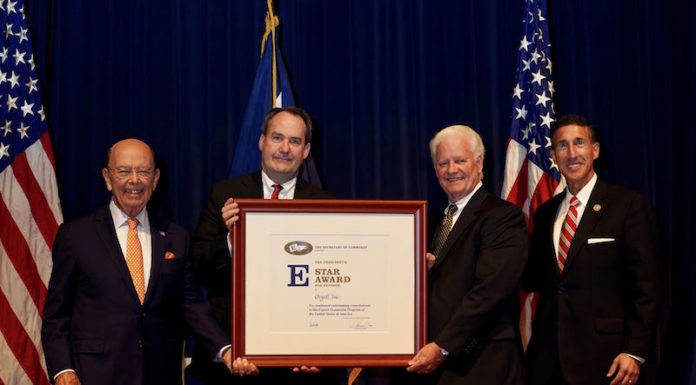 Orgill recognized with Presidential Export Award