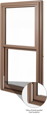 Painted vinyl windows in unlimited colors